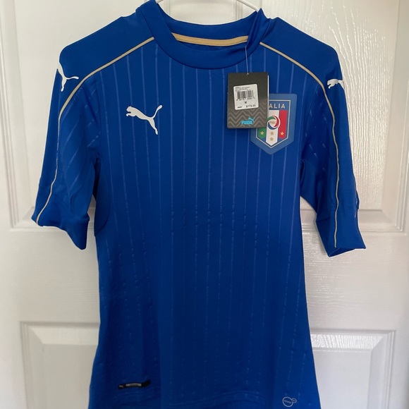 Puma | Shirts | Authentic Puma Italian National Team Jersey M | Poshmark